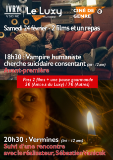 Soirée Cinéma de genre | Le Luxy Cinéma municipal