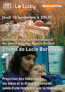 2 FILMS DE LUCIE BORLETEAU | Le Luxy Cinéma municipal